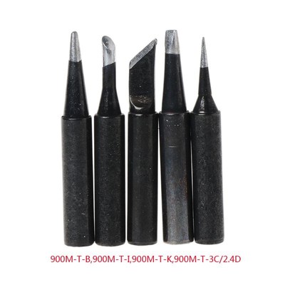5Pcs Replacements Lead-Free Soldering Solder Iron Tips 900M-