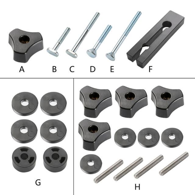 M6-40T M6-70 Nut Quick Acting Hold Gasket Down Clamp Screw S-天天券
