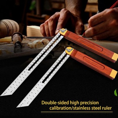 Stainless Steel Mahogany Measuring Tool 360 degree Woodworki