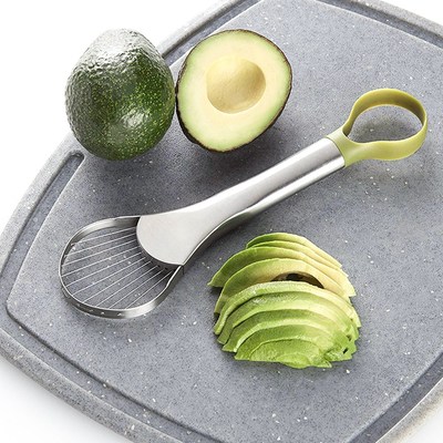 Avocado Peeler Cutting Stainless Steel Slicer Multifunctiona