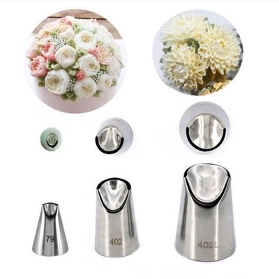 3pcs #79#40#402 Chrysanthemum Nozzles For Decorating Cake Tu