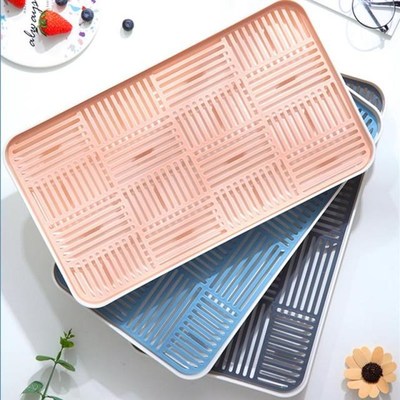 Drain Rack Plastic Dish Drying Rack Draining Tea Tray Tablew