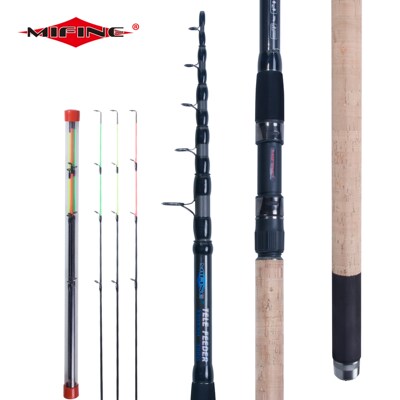 Telescopic FEEDER Fishing Rod 3.0/3.3/3.6M High Carbon Fiber