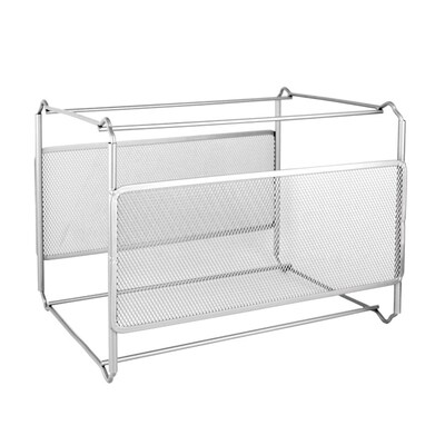 Magazine Rack File Folder Box Storage Crate Stationery Home