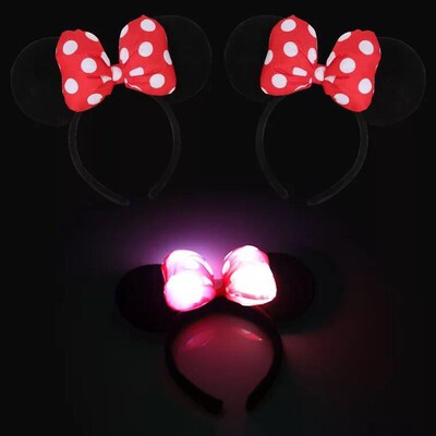 Sports hair band headdress Minnie Mickey Mouse hairpin rabbi