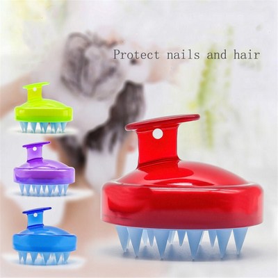 Mini Scalp Massager Clean Brush Dandruff Silicone Wet Dry Ho