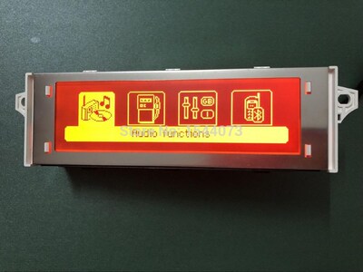 Original 12Pin Red screen support USB Bluetooth 4 menu Displ