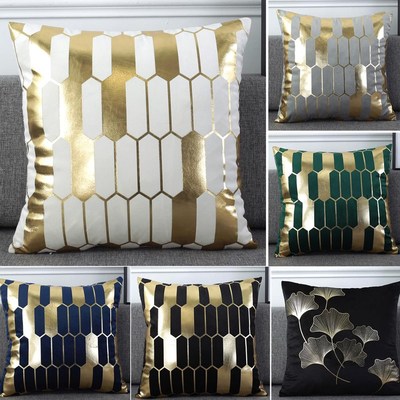 The Dutch Velvet Pillowcase Bronzing Square Cushion Covers G