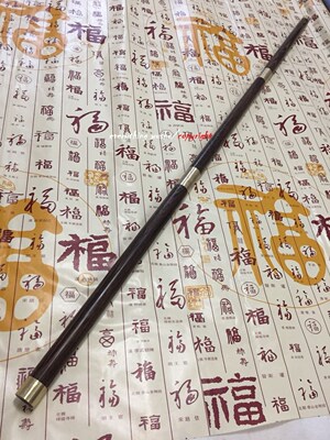 Portable Wushu Shaolin Sticks Hardwood Bo Staff Wenge Escrim