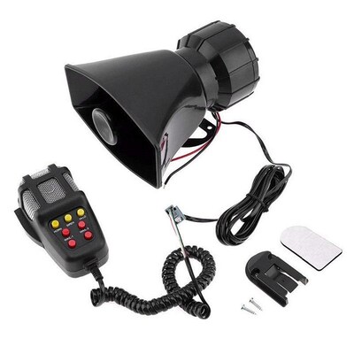 Universal Motorcycle Car Alarm Sound 7 Tone Horn 12V 100W Po