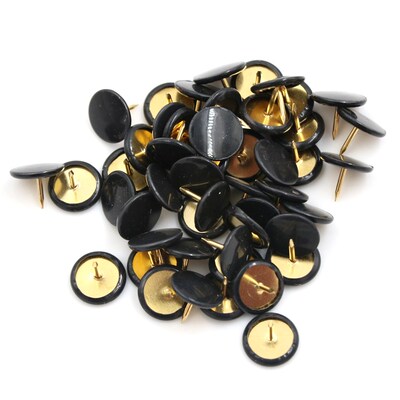 50pcs/set Metal Push Pins Pushpins Thumb Map Drawing Push Pi