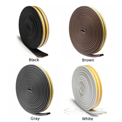 1*Rubber Soundproof Weather Strips Seal Strip Foam Window Do