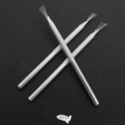 New 7 Pin Feather Wire Texture Ceramics Tools Polymer Clay S