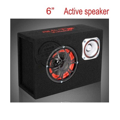 Cheapest 6 inch 12v , 220v car audio hifi portable Active sp