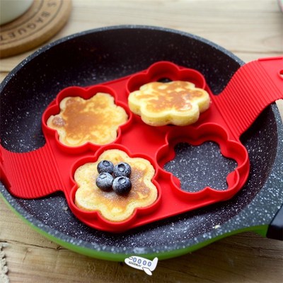 1Pcs Silicone Non Stick Fantastic Egg Pancake Maker Ring Kit