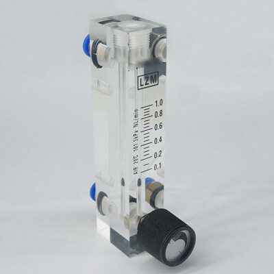 0.1-1LPM LZM-6T Acrylic Panel Type Air Flowmeter Rotameter W
