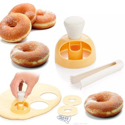 Creative DIY Donut Mold Cake Decorating Tools Plastic Desser