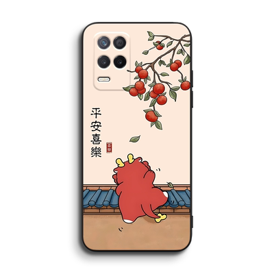 luckrider适用于realmev13简约新款rmx3041网红手机壳realme真我q3保护套rmx3161小众ins超火oppo真我q3i超萌