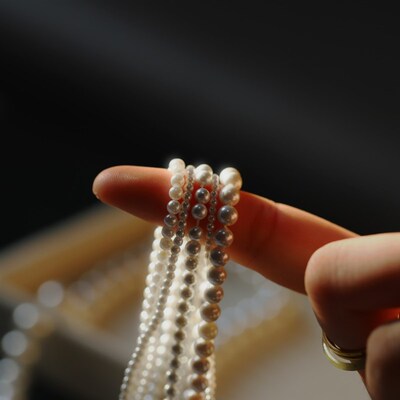 220mm Throughhole Shell Pearl Nonpeeling Beads DIY Jewelry A