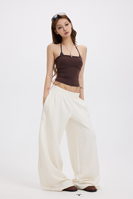 低腰卫裤夏季基础款长裤好穿好搭