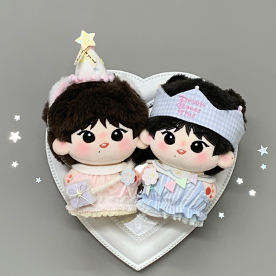 棉花娃娃10cm娃衣生日服许愿日