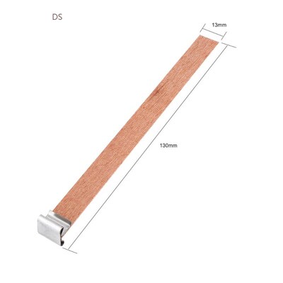 40Pcs 8mm 12.5mm 13mm Wooden Wick Candle with Sustainer Tab