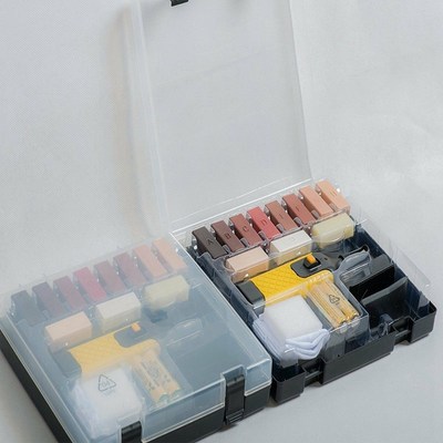 19Pcs Laminate Repair Kit Wax System Floor Worktop Sturdy Ca