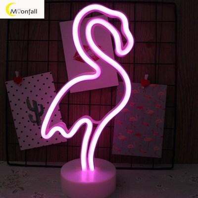 Neon luces led de colores night lights table lamp for kids f