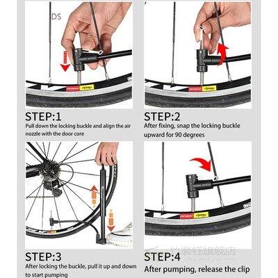 WEST BIKING Bike Pump 120PSI Bicycle Pump Mountain Bike Mini
