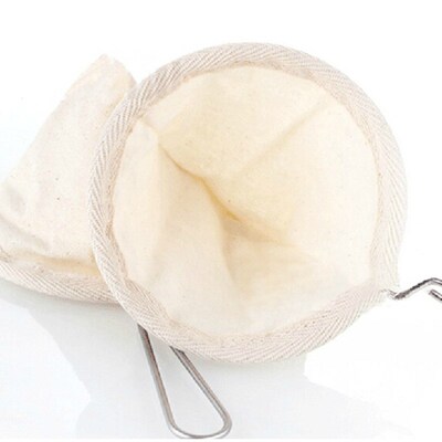 Reusable Coffee Filter Bag Flannel Cloth Coffee Tea Strainer