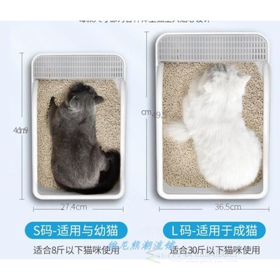 CAT ToiLeT LiTTer Box LiTTer TrAy WiTh SCoop AnTi-SpATTer