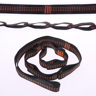 Adjustable Tree Hanging Hammock Straps Climbing Rope Aerial