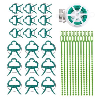 31Pcs Garden Plant Fixed Clip Binder Kit Vegetable Support F