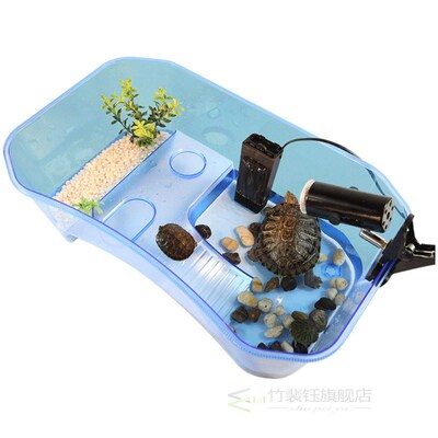 Aquarium Transparent Turtle Breeding Box Reptile House with