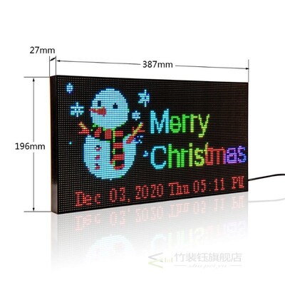 5V Led Open Sign Portable RGB Neon Display Board WiFi Progra