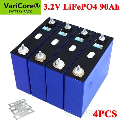 4pcs 3.2v 102Ah 105Ah Lifepo4 Rechargeable Battery Lithium I