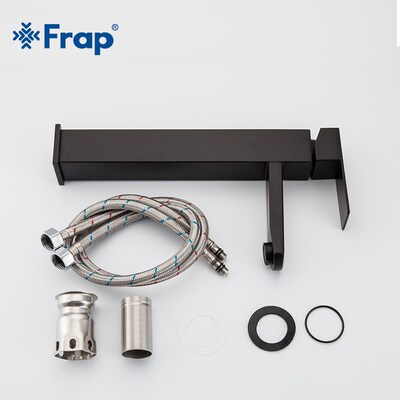 Basin Faucet Black Bathroom Sink Faucet Tap Stainless Steel