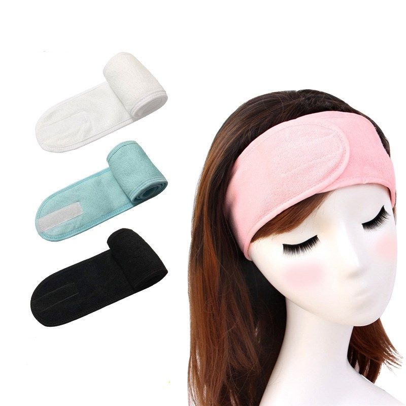 1pcs Adjustable Facial Hairband Makeup Head Band Toweling Ha_虎窝淘