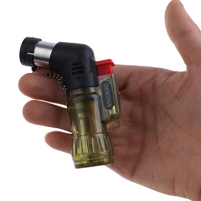 Mini Butane Jet Torch Cigarette Windproof Lighter Random Col
