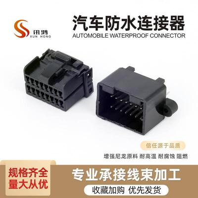 DJ7161C-1.2-10/21汽车接插件连接器电脑线插头174046-2/174146-2