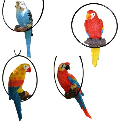 Simulation Resin Parrot Home Decoration Handicrafts Creative
