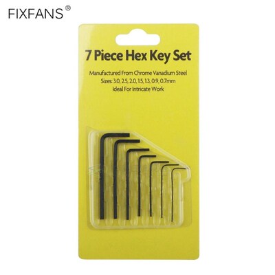 7Pcs Metric Allen Key Bits Set Small Hex Wrench Screwdriver