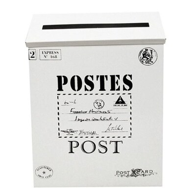 Galvanized Letterbox Postbox Wall Mount Suggestion Box Outdo
