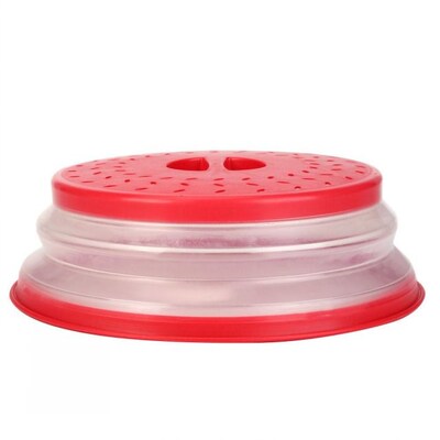 Collapsible Microwave Cover  Lid Folding Silicone  Fruit Veg