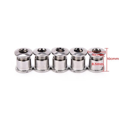 5 PCs Crankset Bolts Crank Bolts Bike Chainring Bolts Bicycl