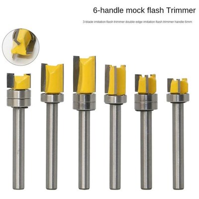 1PC 6mm Shank Template Trim Hinge Mortising Router Bit Strai
