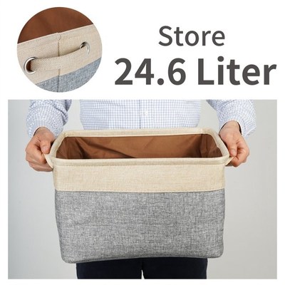 Linen Storage Basket Folding Washable Case Household Sundrie