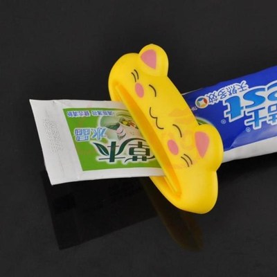 1PC Cartoon Toothpaste Dispenser Cute Animal Tube Squeezer E