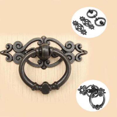 ZENHOSIT 2Pcs/1Pair Antique Furniture Handles Vintage Cabine