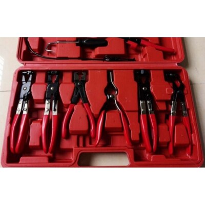 9 pcs Hose Clip Clamp Set Automotive Flexible Hose Pliers Ki